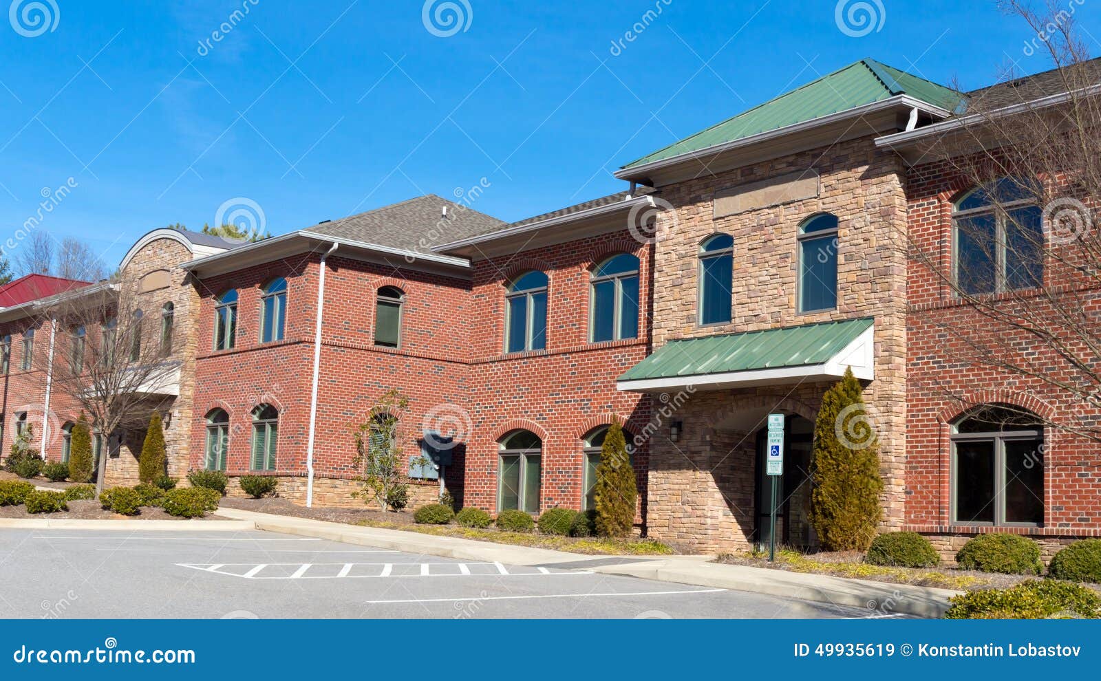 Commercial building stock image. Image of facade, estate - 49935619