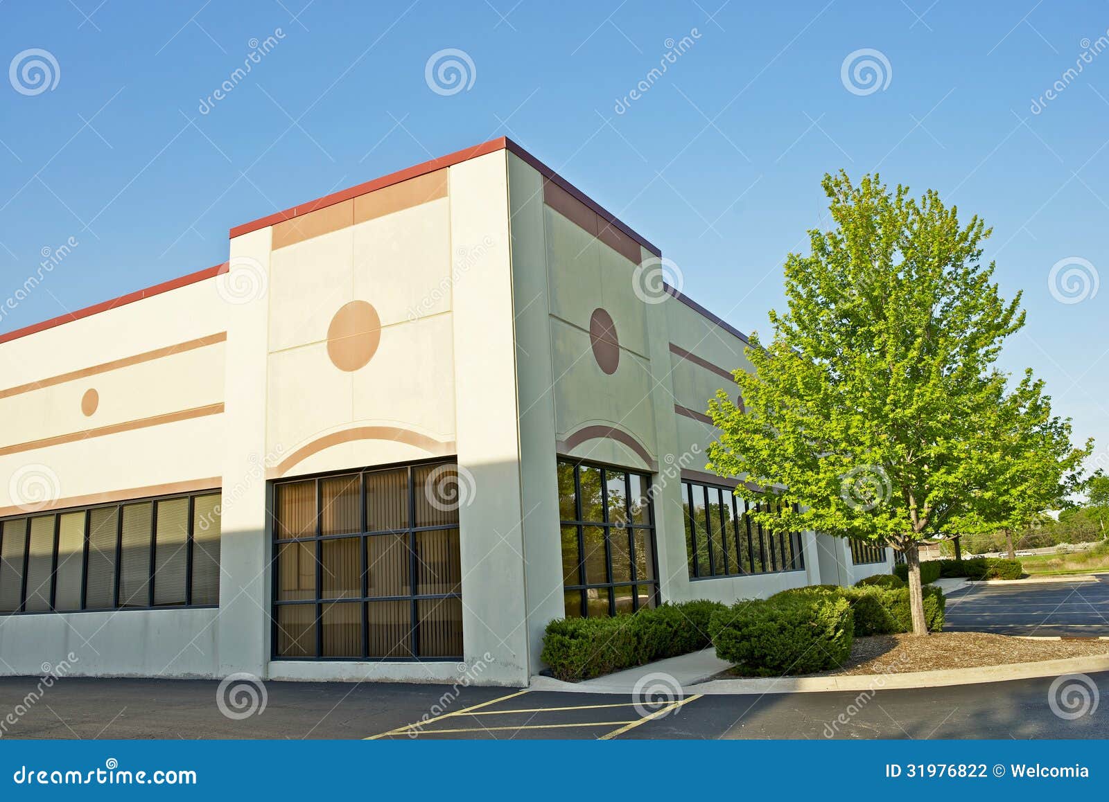 Commercial Building stock photo. Image of work, retail - 31976822