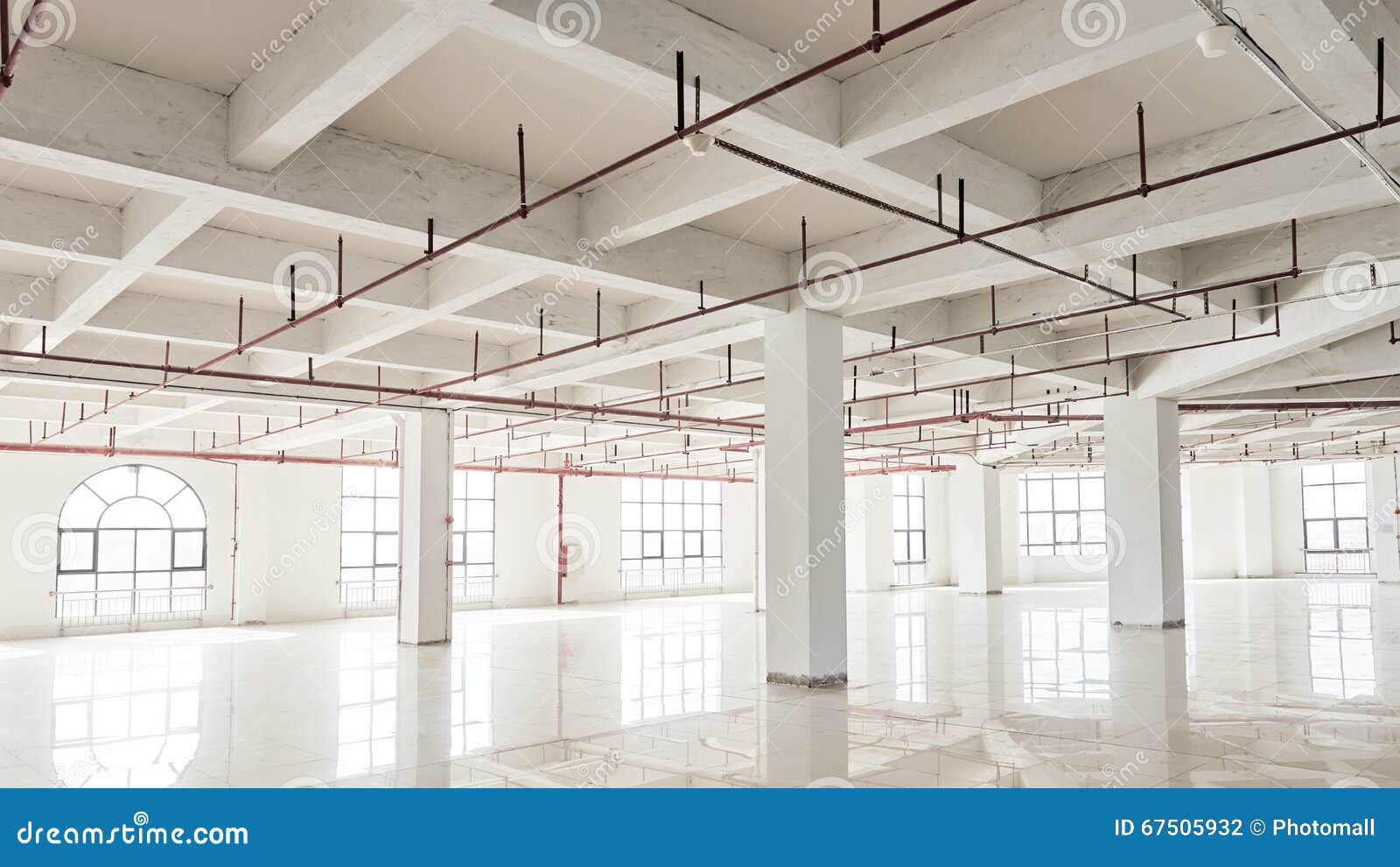 Commercial Building Under Construction Stock Photo - Image of glass ...