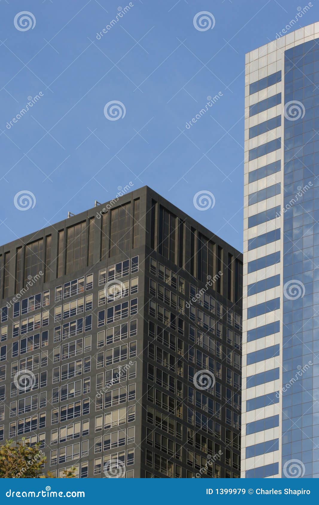 Commercial Building Vertical View Stock Image - Image of windows ...