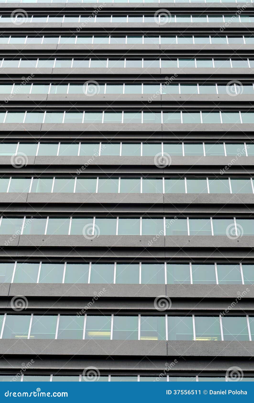 Commercial Building Windows Stock Image - Image of building, property ...