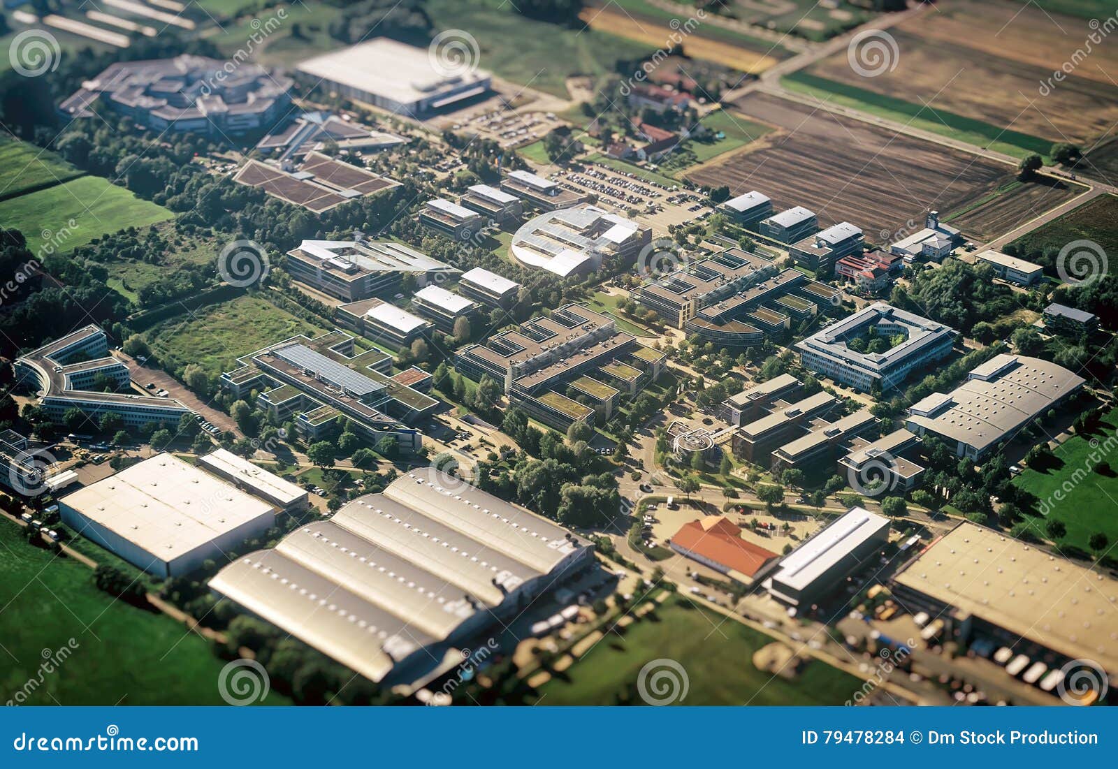 Commercial buildings. stock photo. Image of construction - 79478284