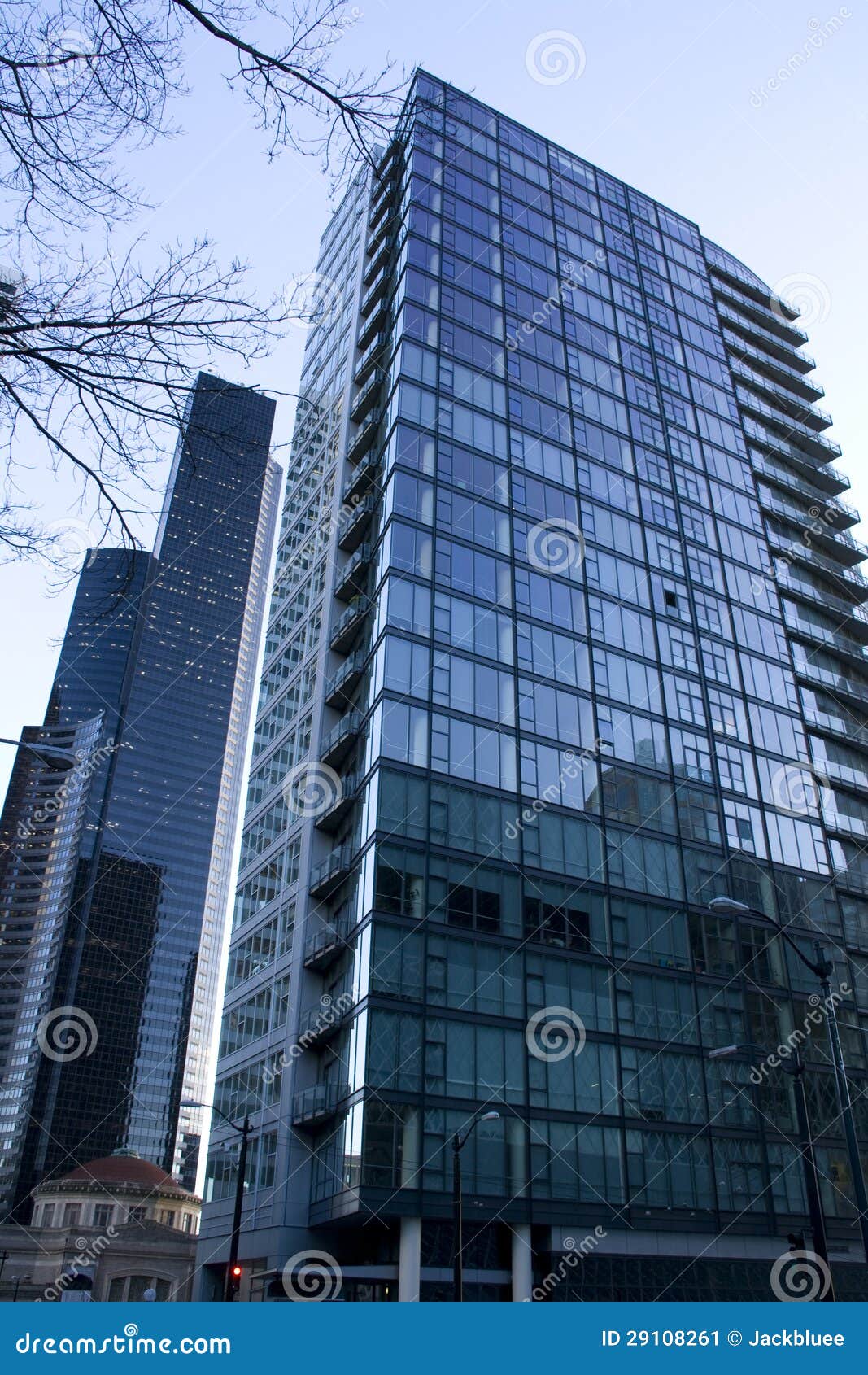 Commercial Buildings in Downtown Seattle Stock Image - Image of ...