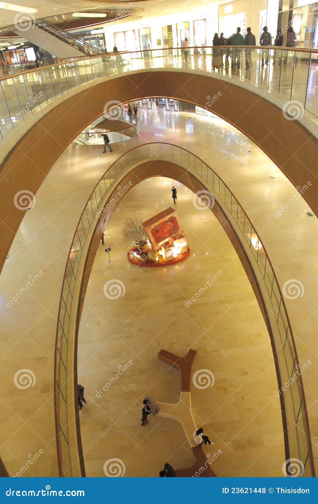 Commercial center editorial stock photo. Image of cafe - 23621448