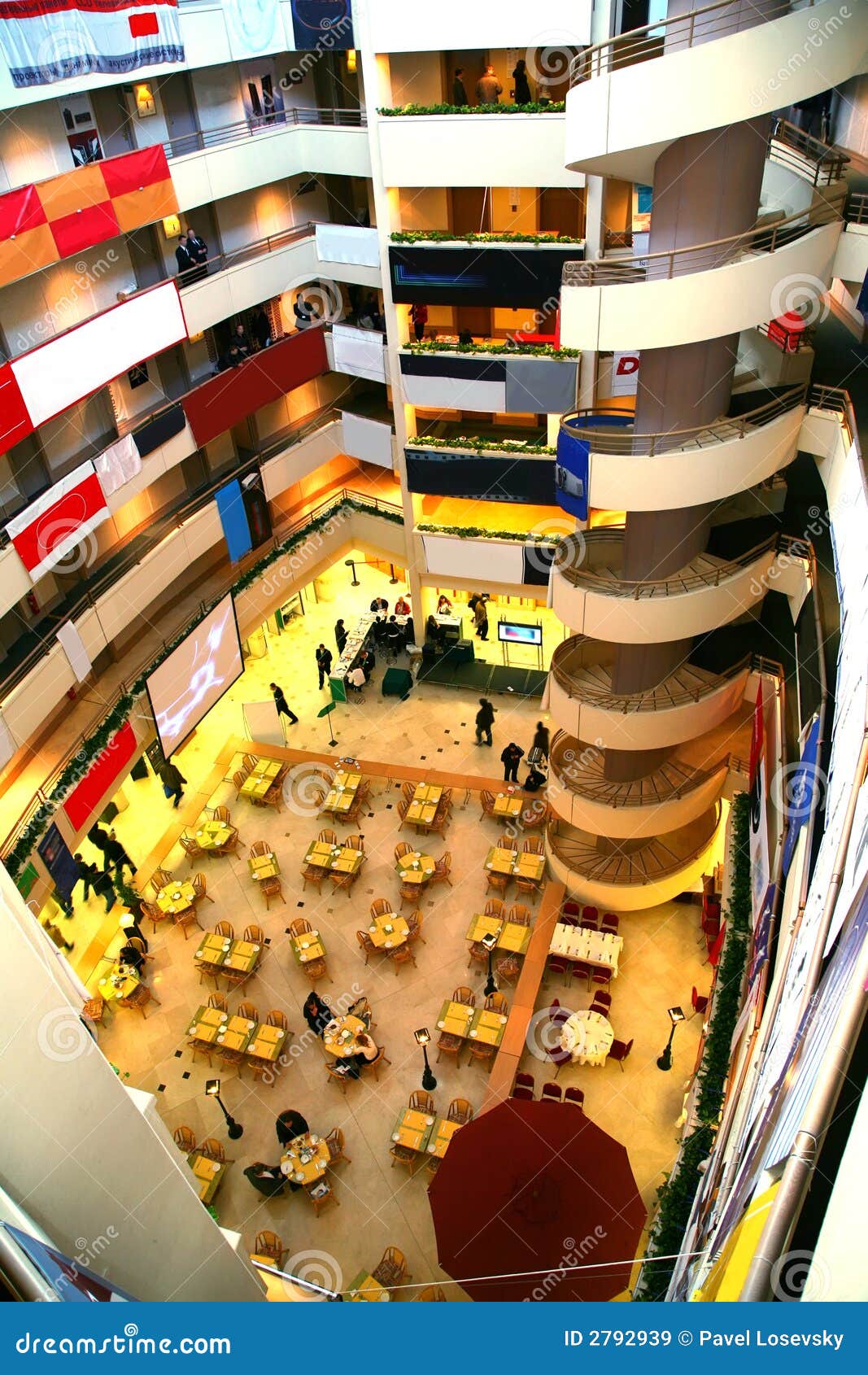 Commercial center inside stock image. Image of luncheonette - 2792939