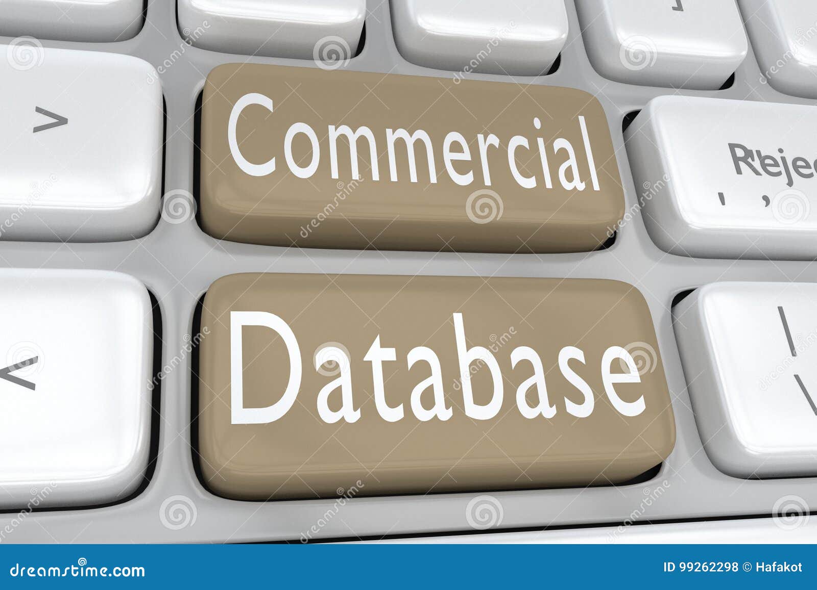Commercial Database Concept Stock Illustration Illustration Of Chart