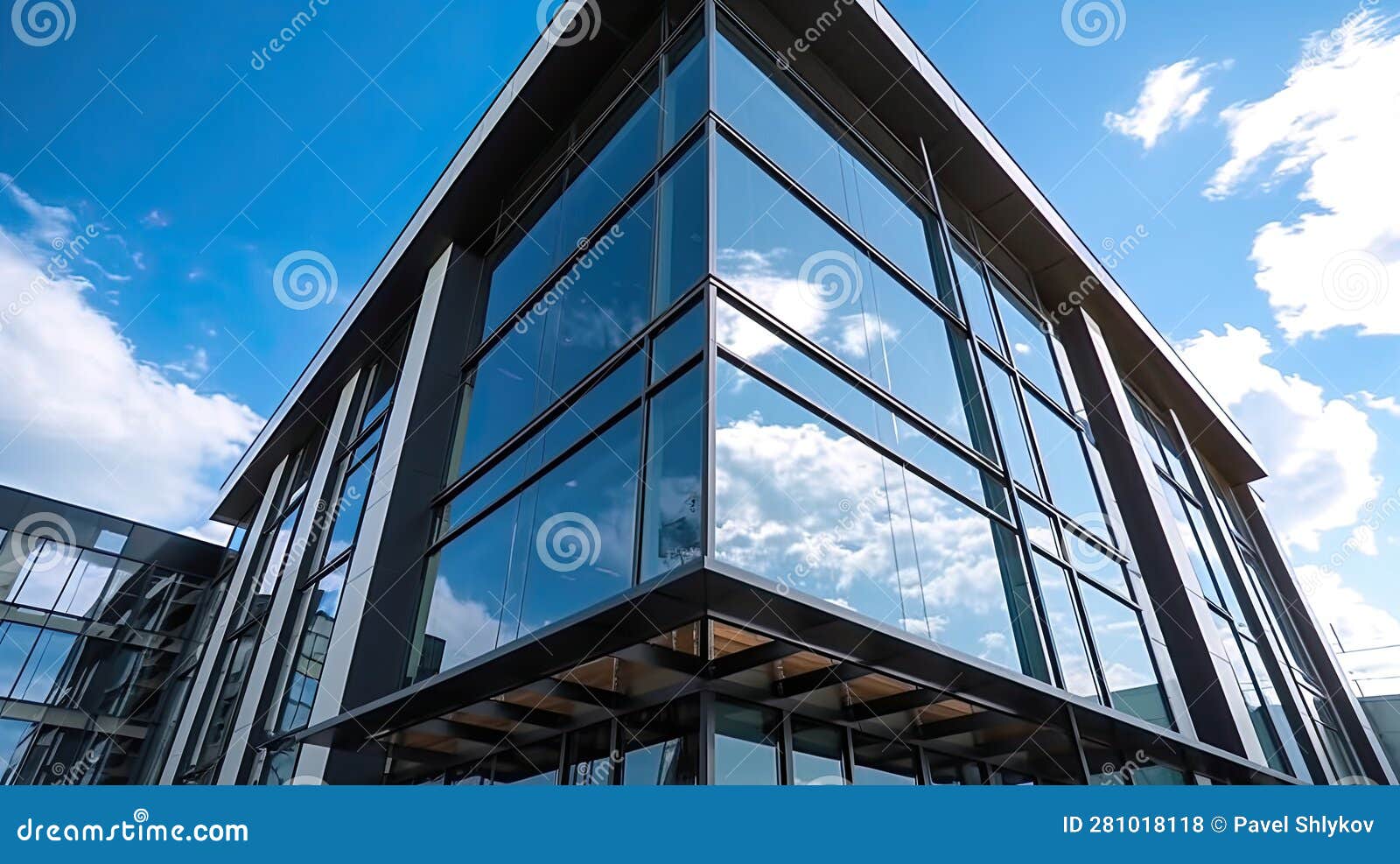 Commercial Facility, Modern R an D Building Stock Illustration ...