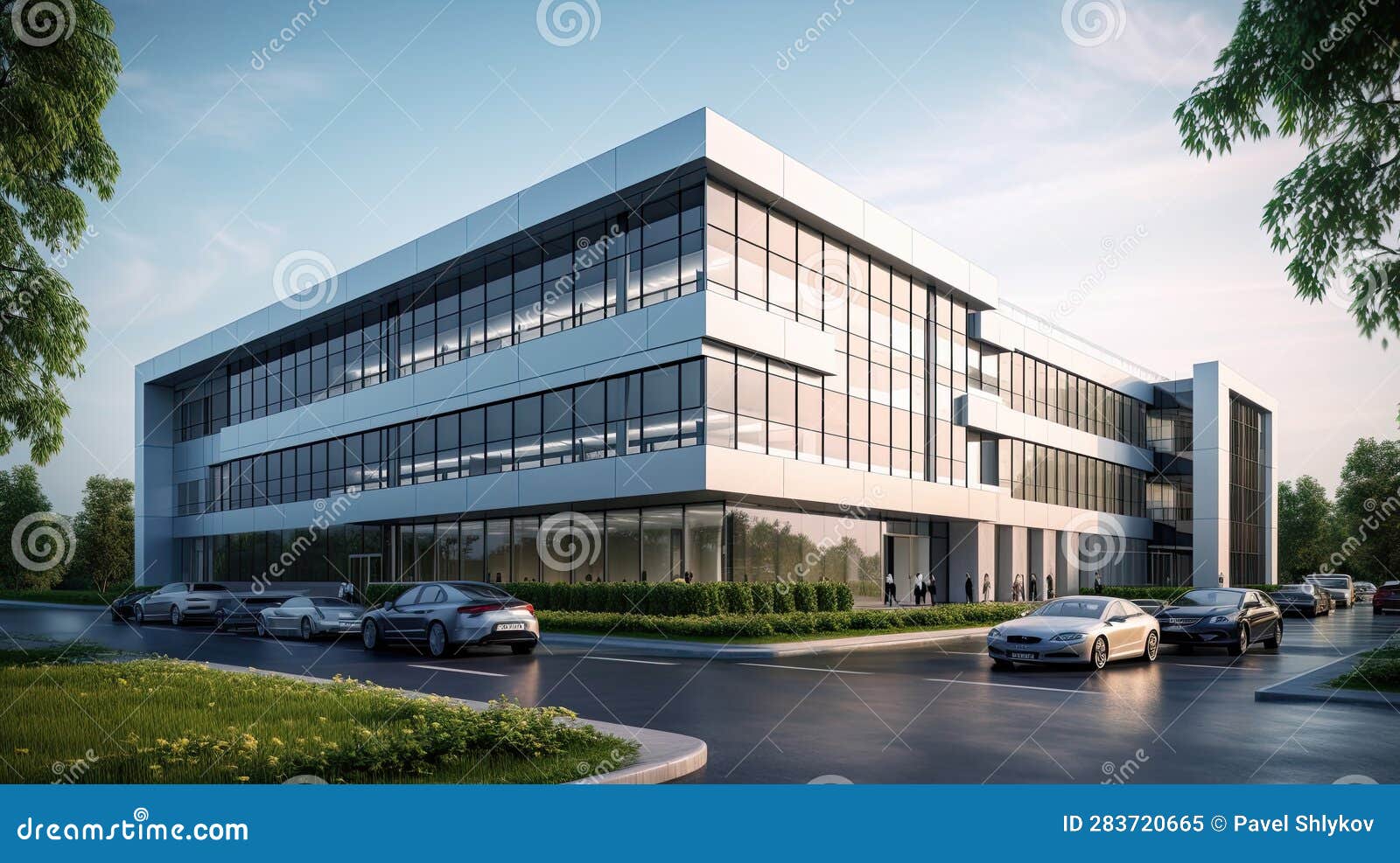 Commercial Facility, Modern Research and Development Building Stock ...