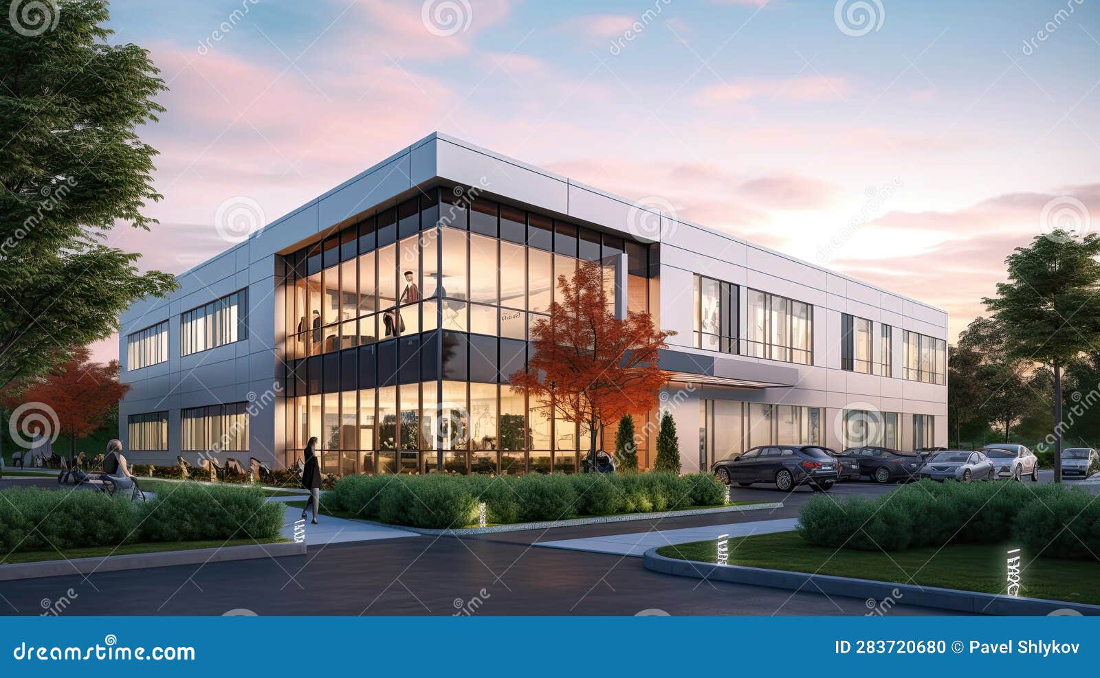 Commercial Facility, Modern Research and Development Building Stock ...