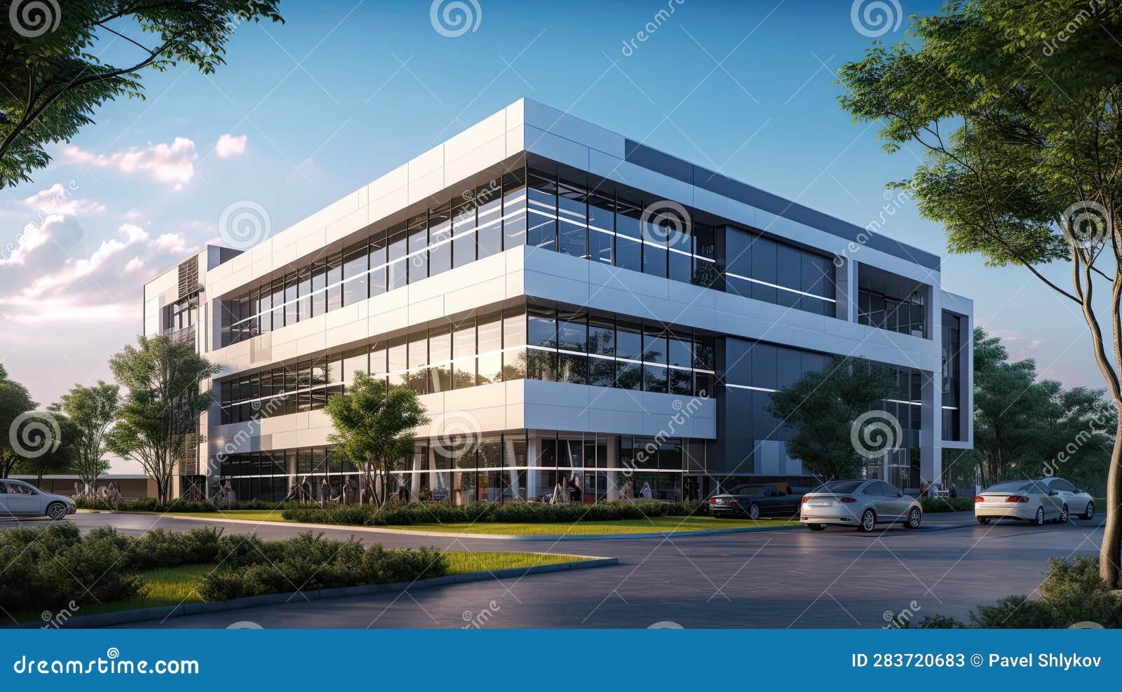 Commercial Facility, Modern Research and Development Building Stock ...