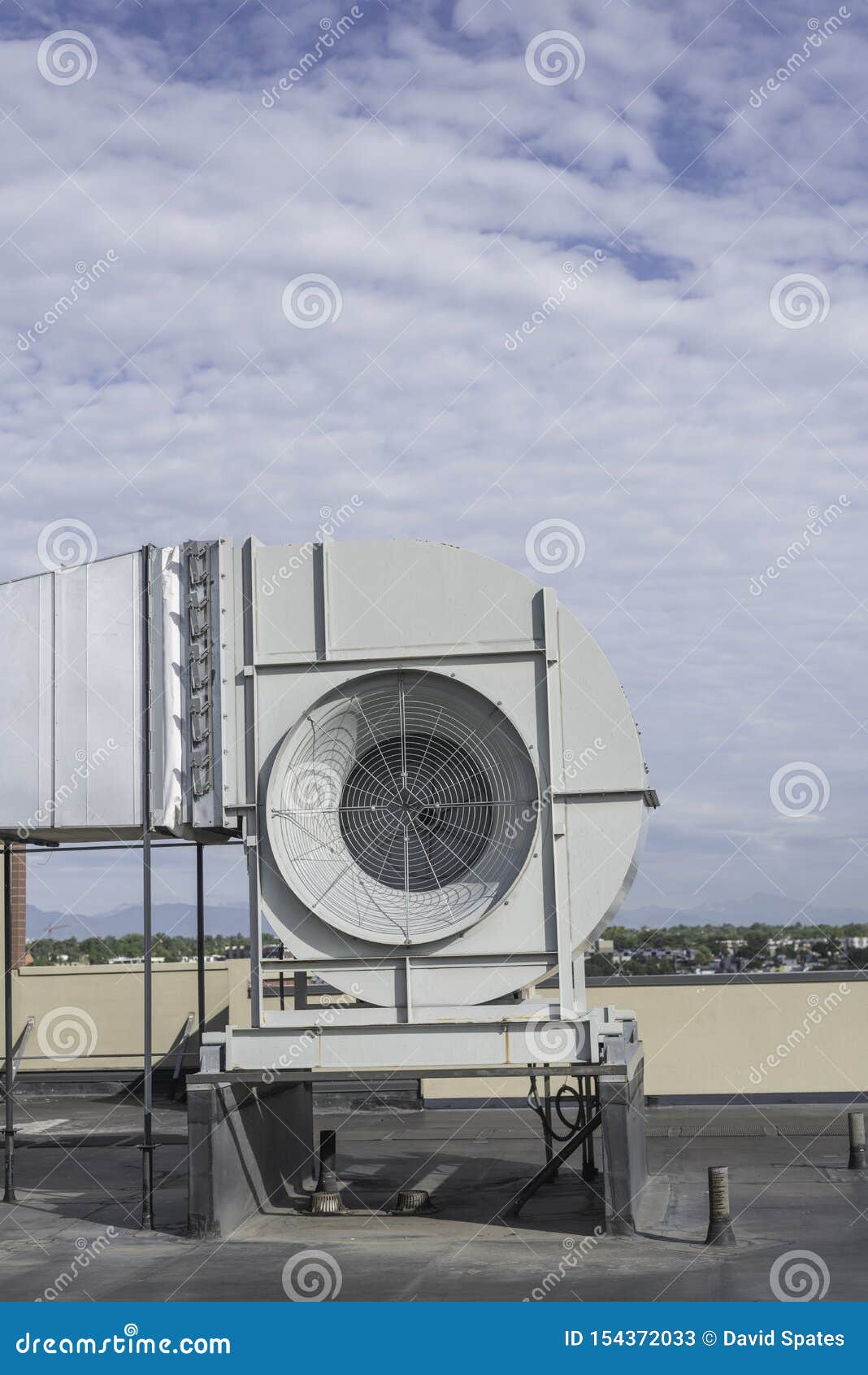 Commercial Fan and Ventilation Equipment Stock Image - Image of ...
