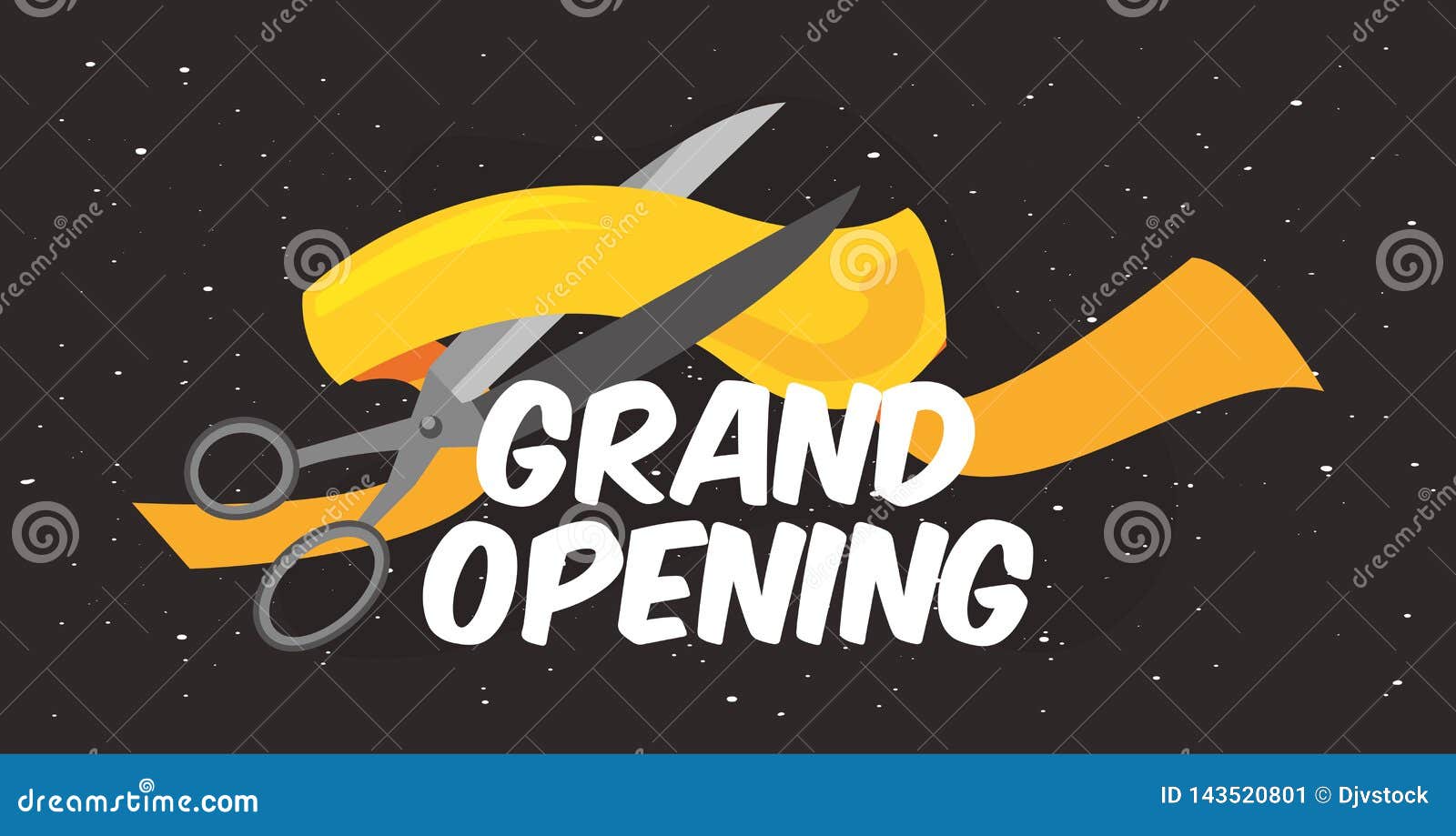 Commercial grand opening stock illustration. Illustration of ceremonial ...