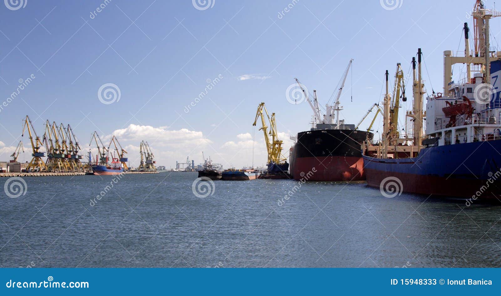 Commercial harbour stock image. Image of haven, harbour - 15948333