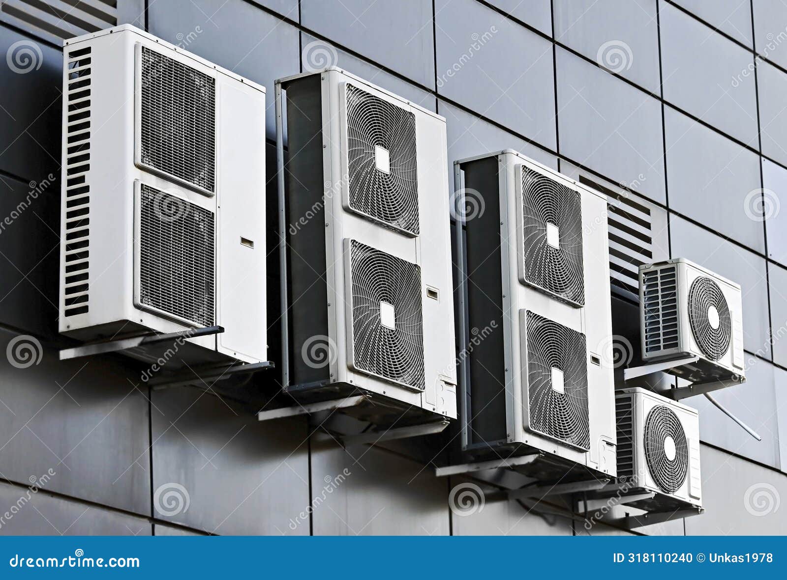 Commercial HVAC system stock photo. Image of cooling - 318110240