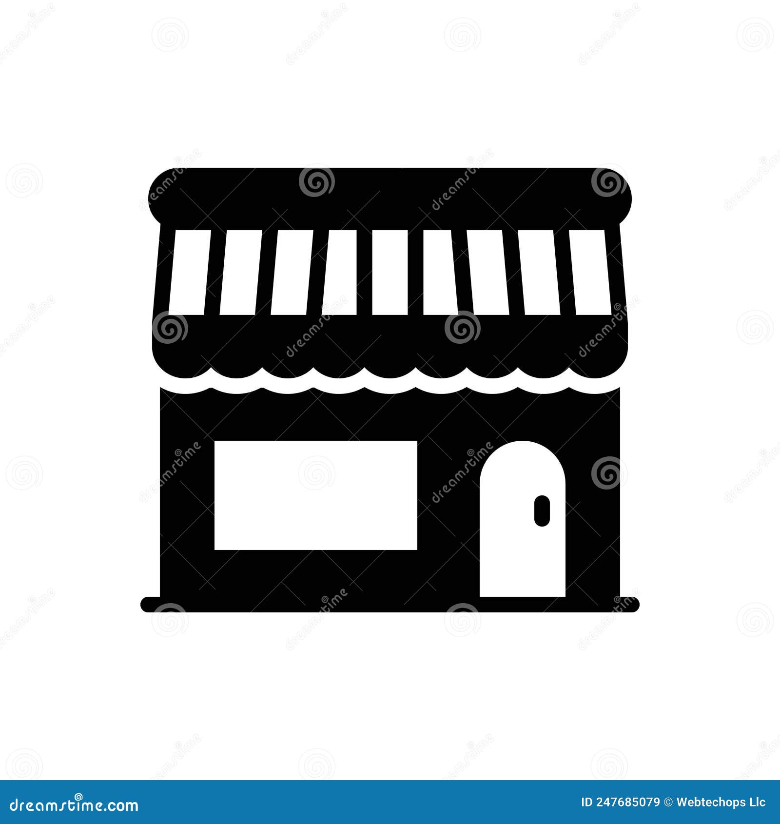 Black Solid Icon for Commercial, Business and Store Stock Vector ...