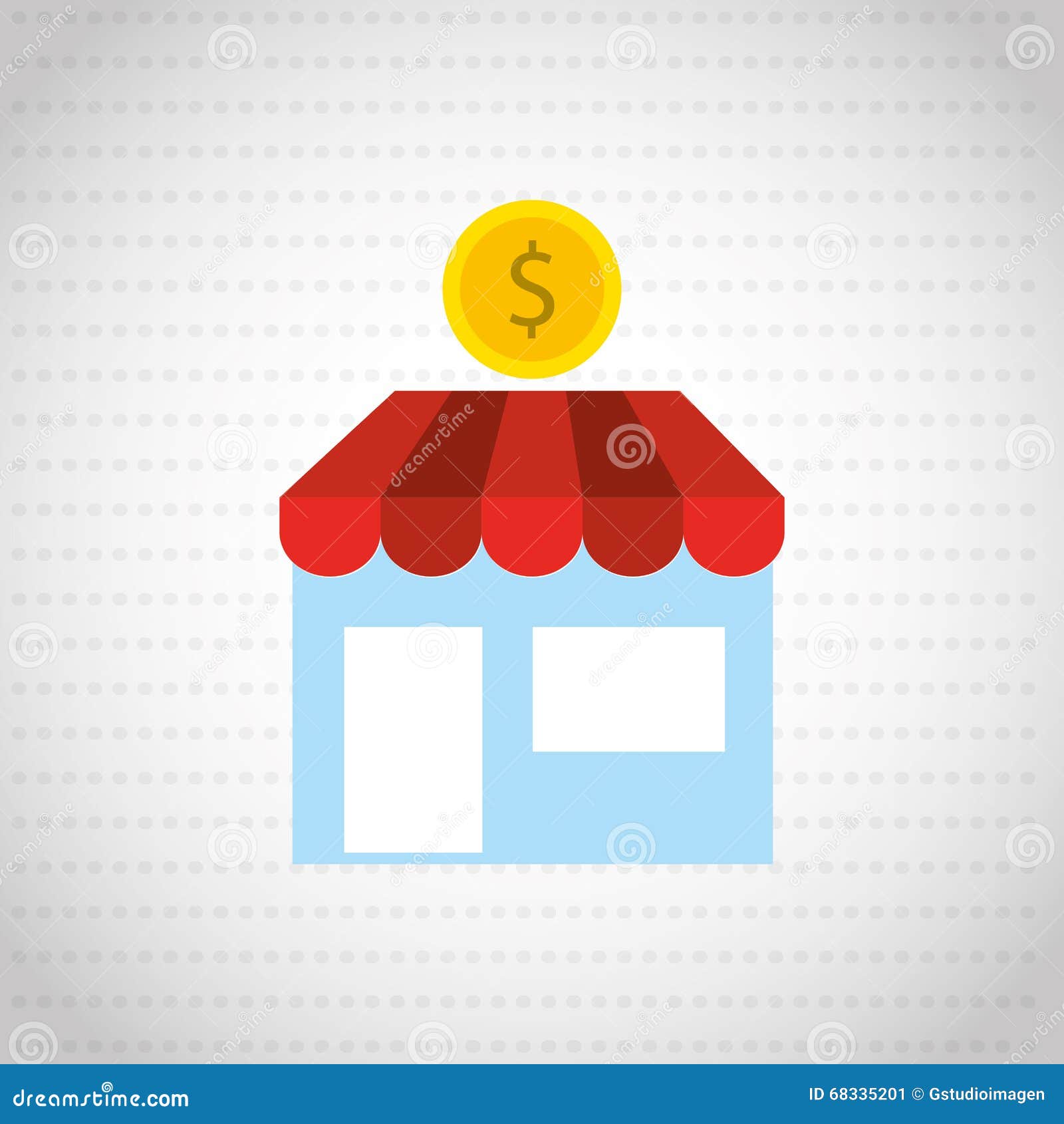 Commercial icon design stock illustration. Illustration of retail ...
