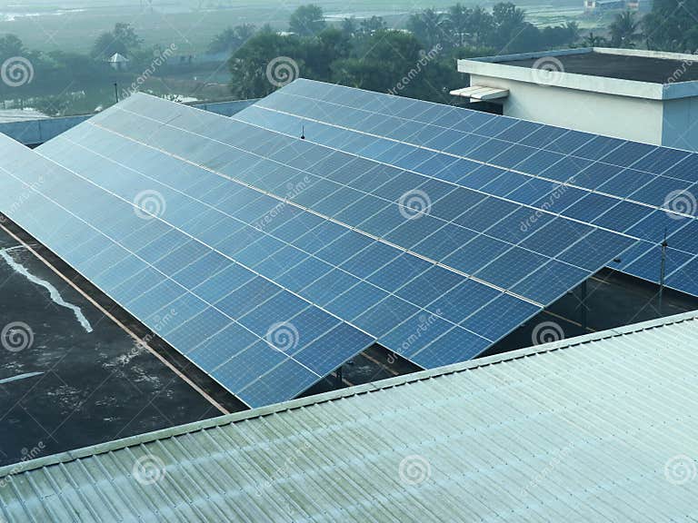 Solar PV Solution System-Commercial & Industrial Rooftop Solution Stock ...