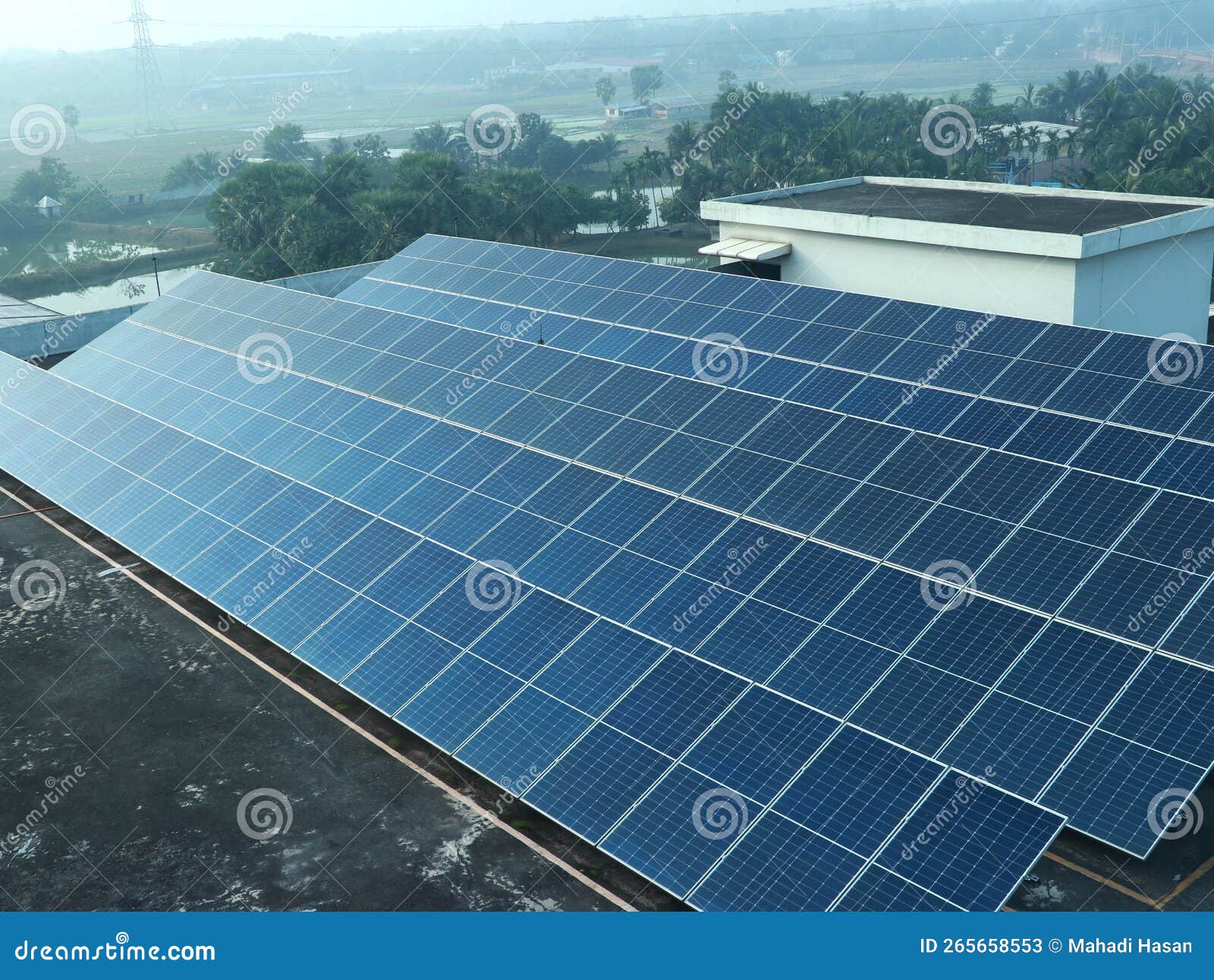 The Solar System- Industrial Rooftop Solution for Solar System Stock ...
