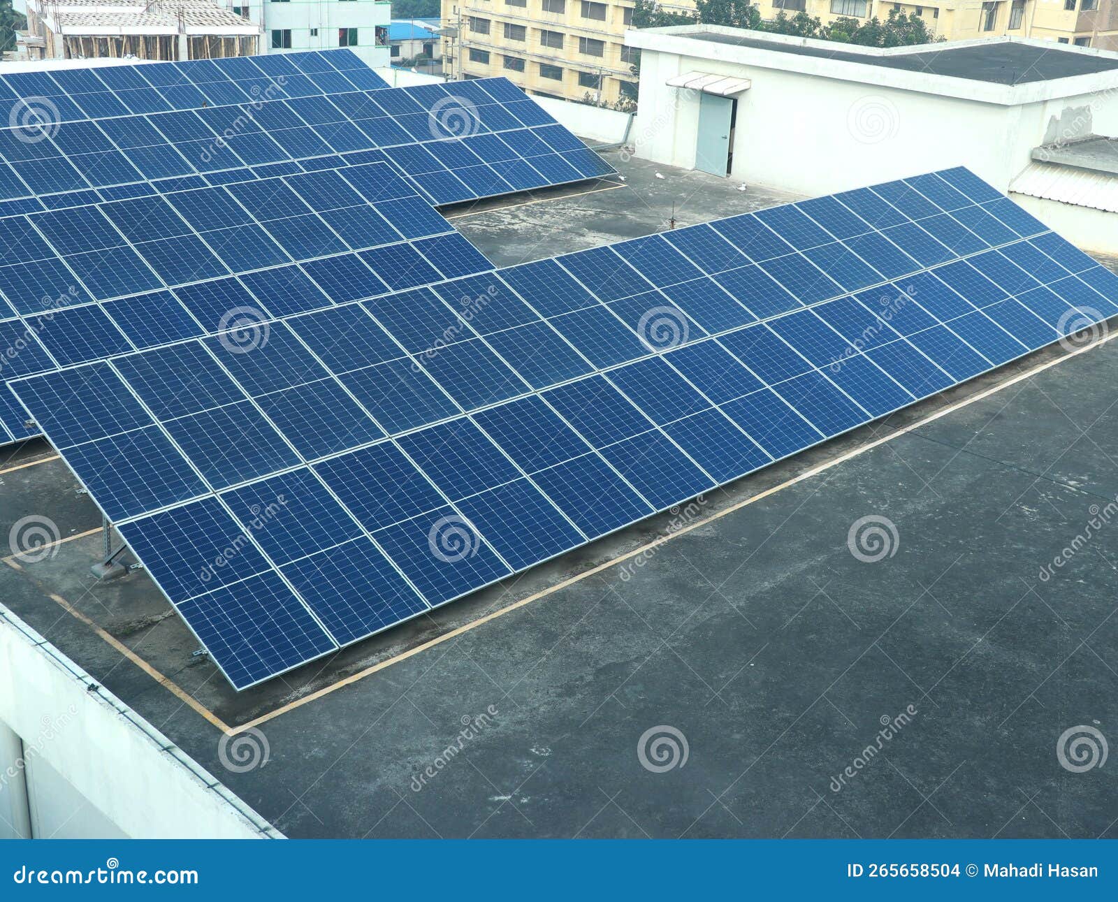 The Solar System- Industrial Rooftop Solution for Solar System Stock ...