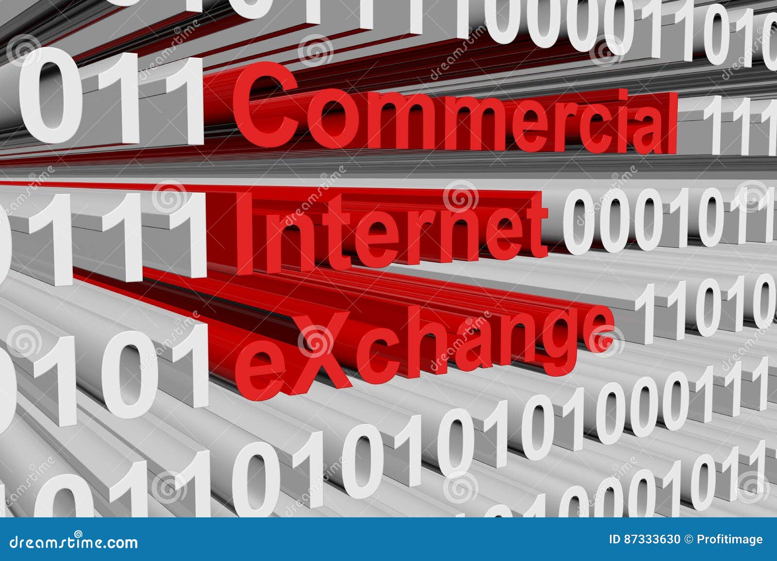 Commercial Internet Exchange Stock Illustration - Illustration of data ...