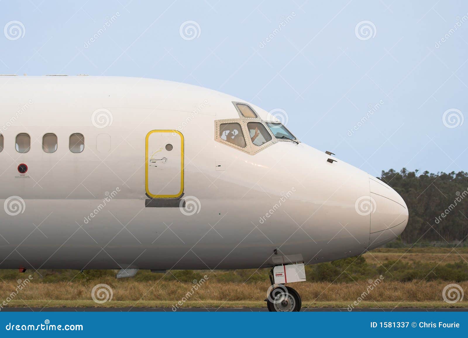 Commercial Jet stock image. Image of runway, cockpit, wash - 1581337
