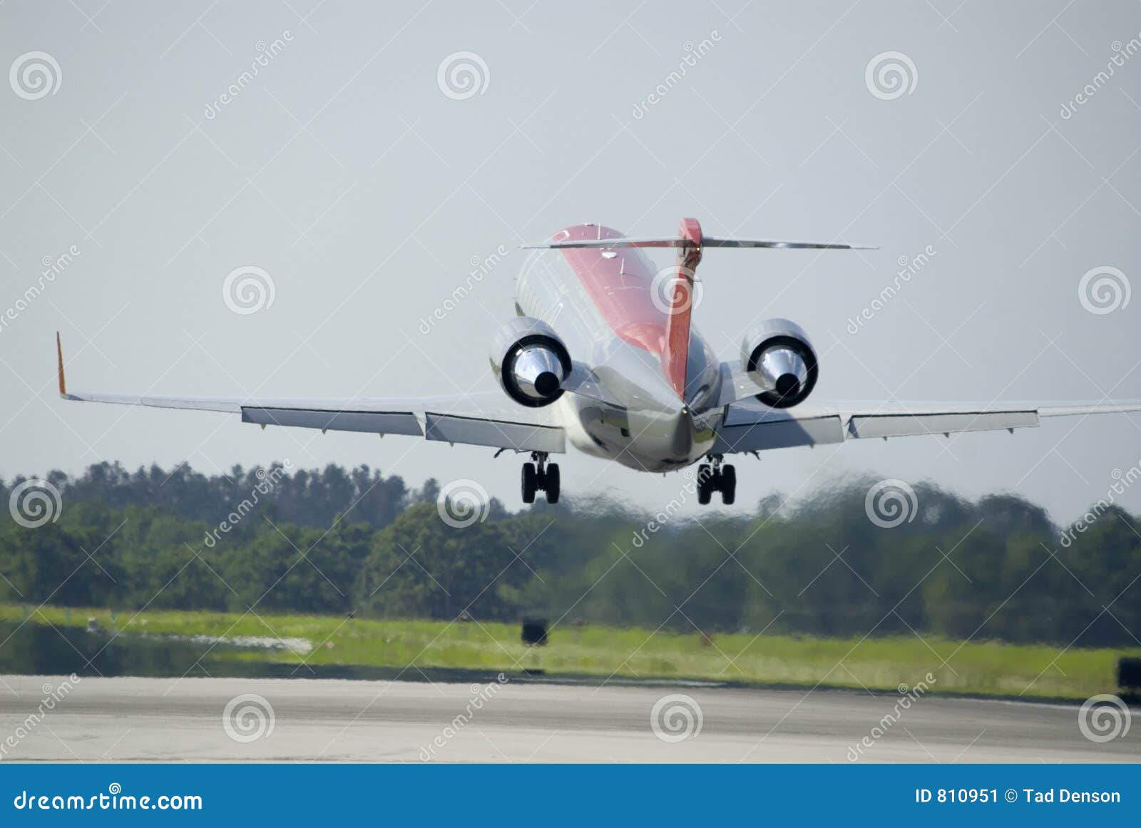 Commercial jet taking off stock image. Image of engine - 810951