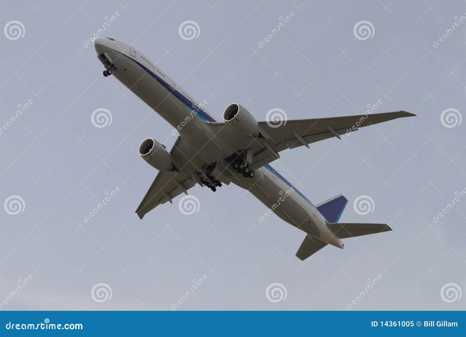 Commercial Jetliner Taking Off Stock Image - Image of transportation ...