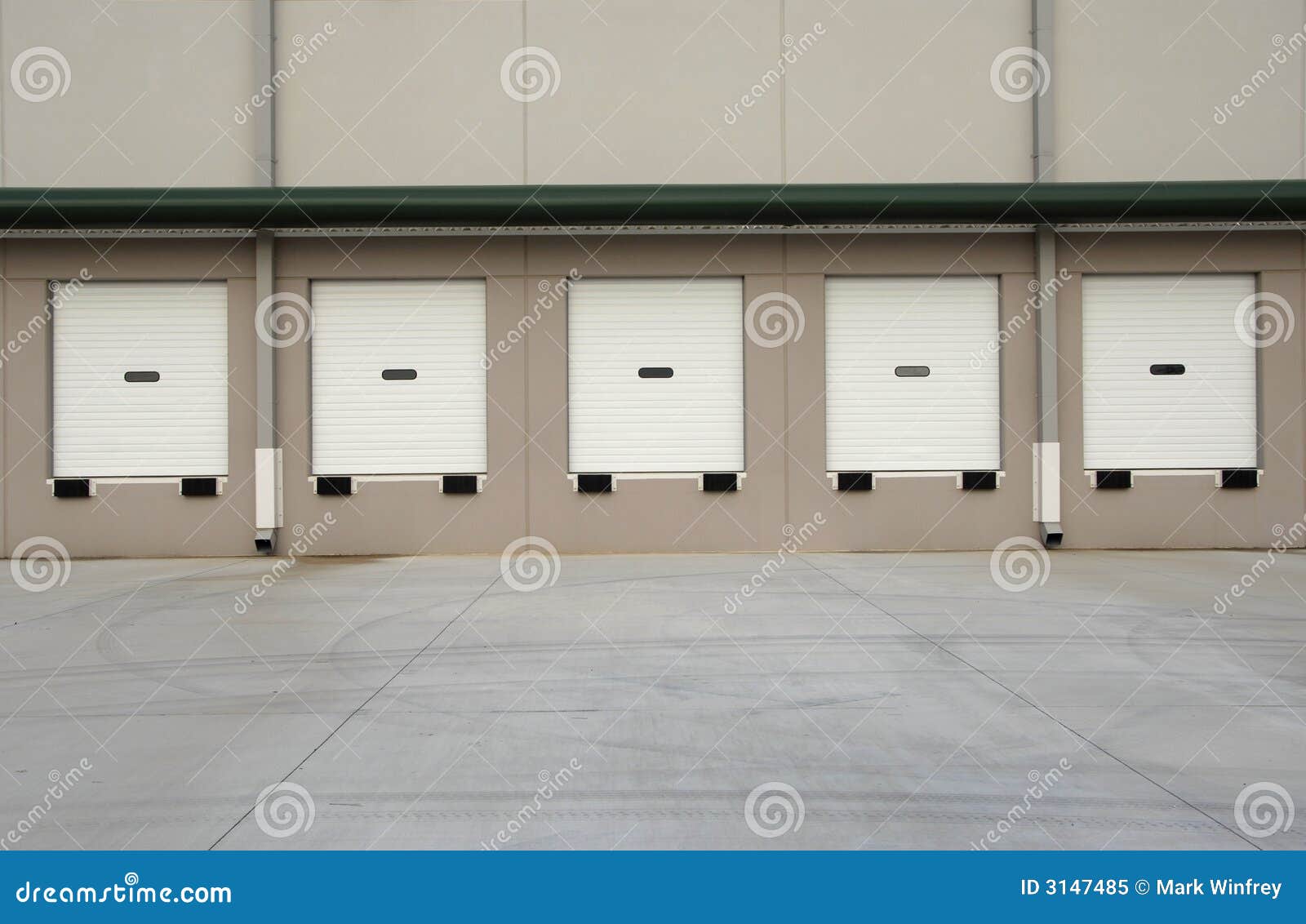 Commercial Loading Dock stock image. Image of access, distribution ...
