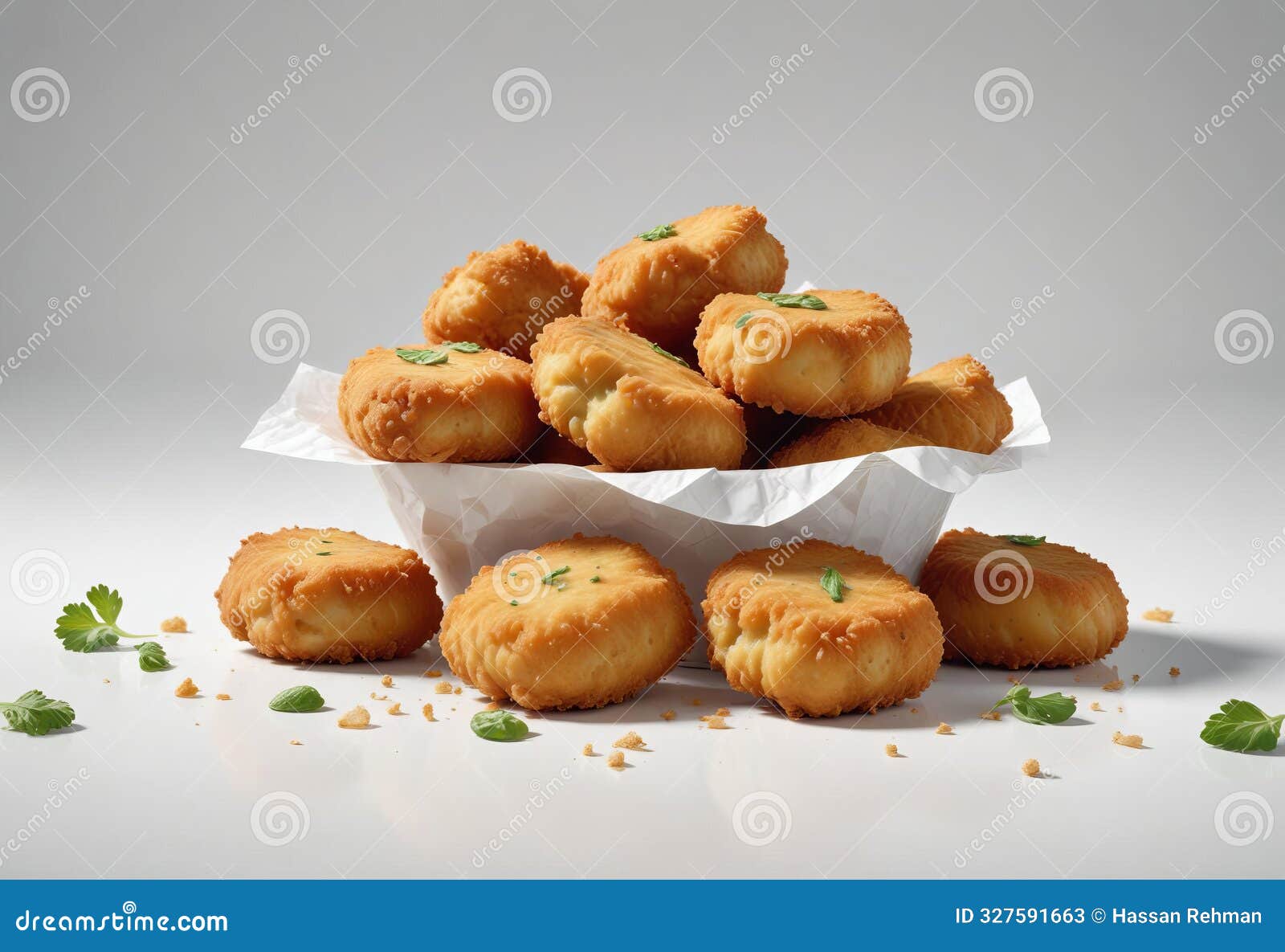 Commercial Photography of Chicken Nuggets Stock Illustration ...