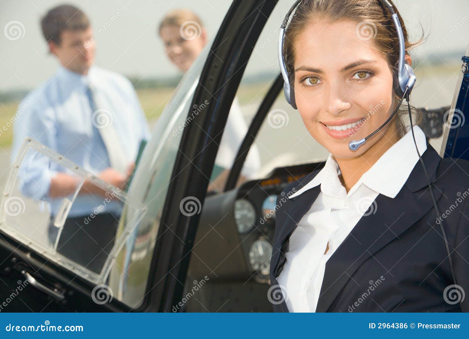Commercial pilot stock photo. Image of business, call - 2964386