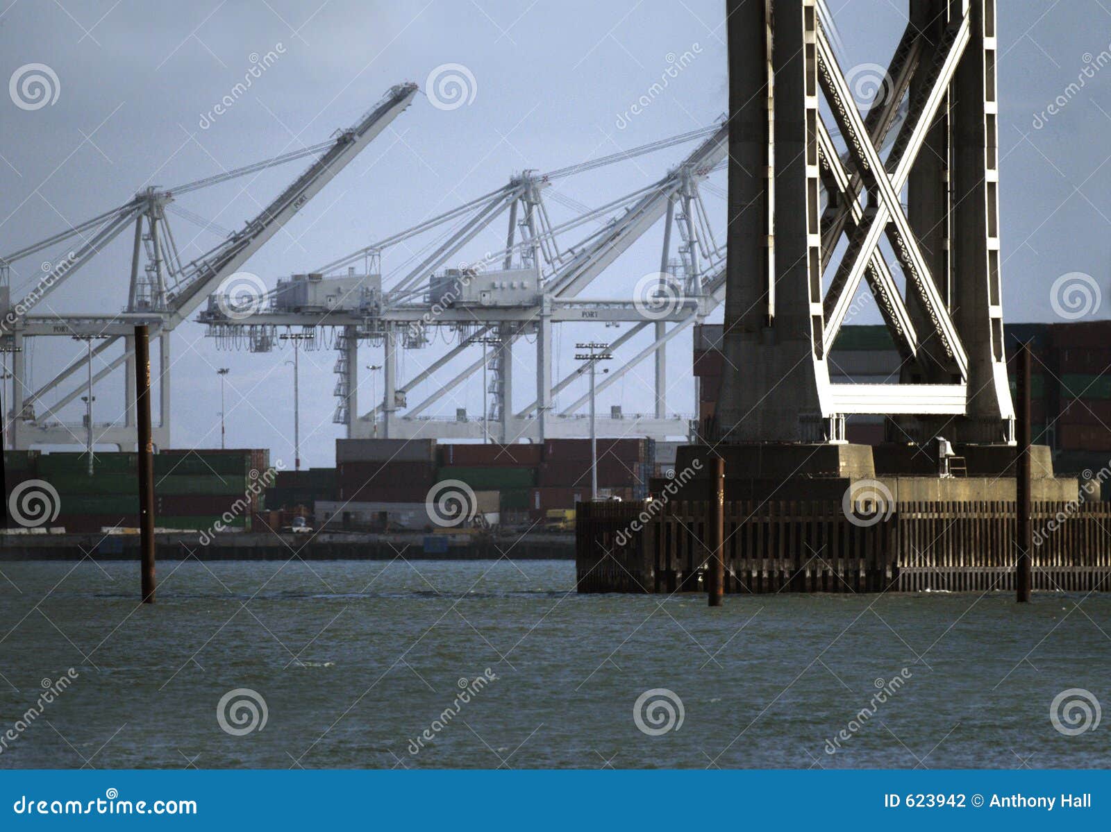 Commercial Port stock photo. Image of terminal, oakland - 623942