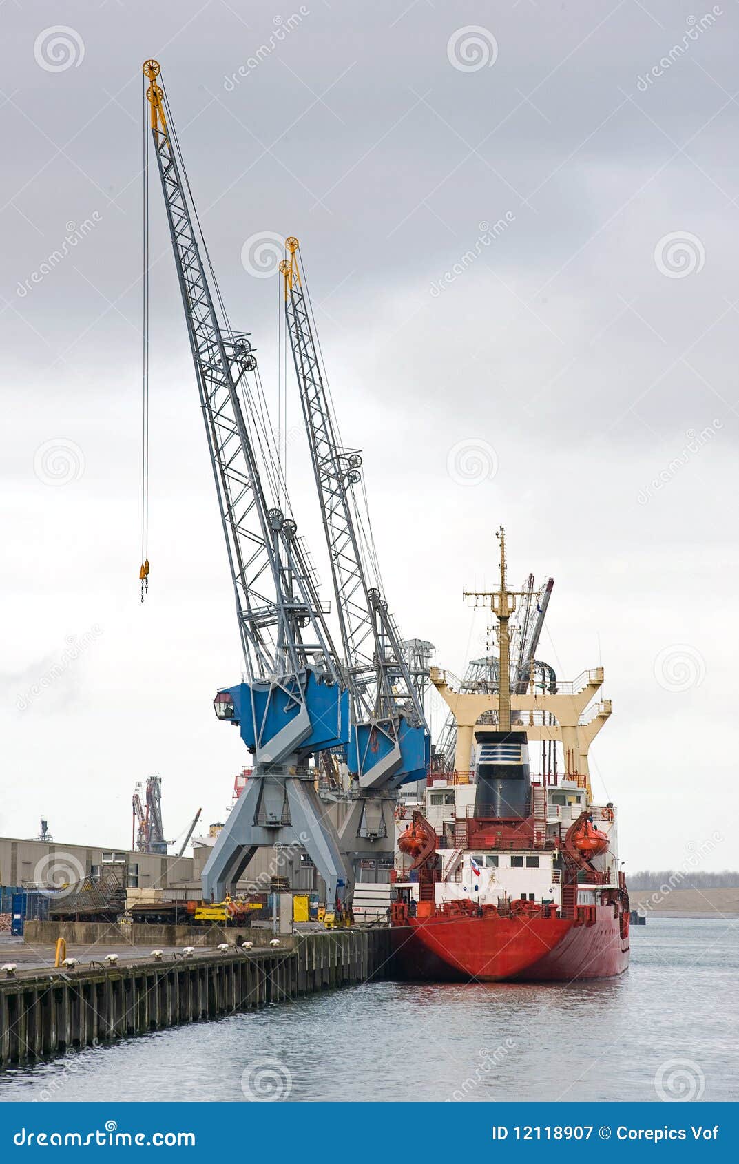 Commercial shipping stock image. Image of mercantile - 12118907
