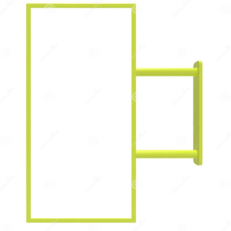 Commercial Signs in Computer-generated Rendered Setting Stock ...