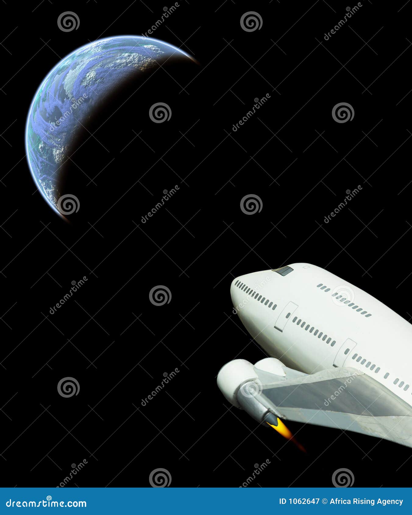 Commercial space flight stock image. Image of astronaut - 1062647