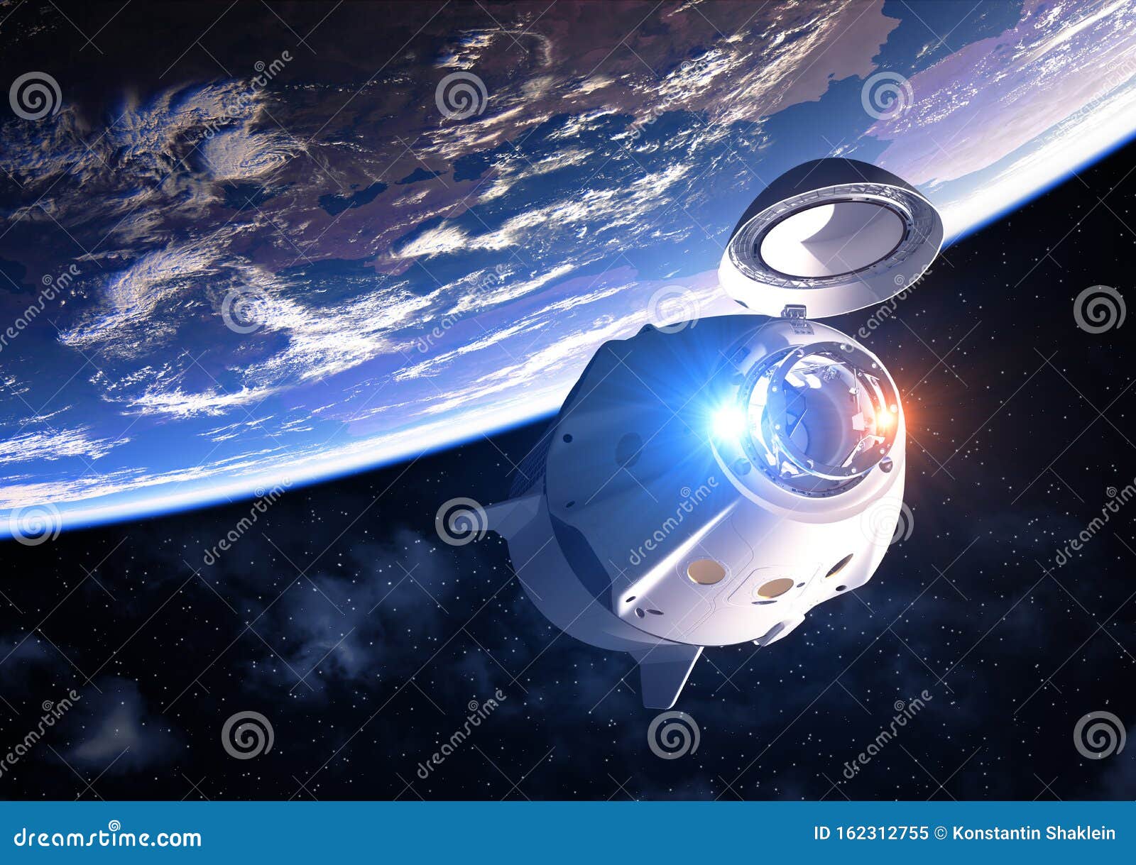 Spaceship Hatch And Corridor Background Royalty-Free Stock Photography ...
