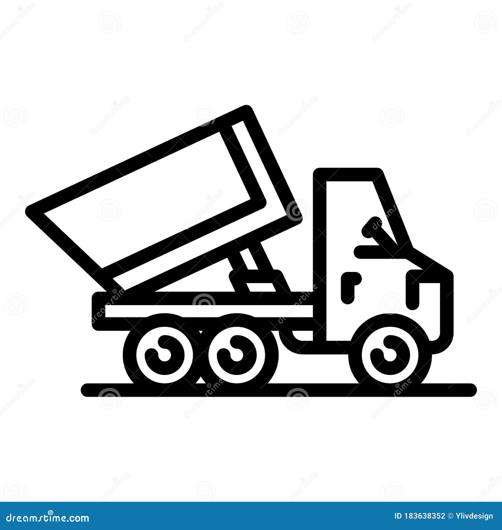 Tipper Icon. Trendy Tipper Logo Concept On White Background From Vector ...