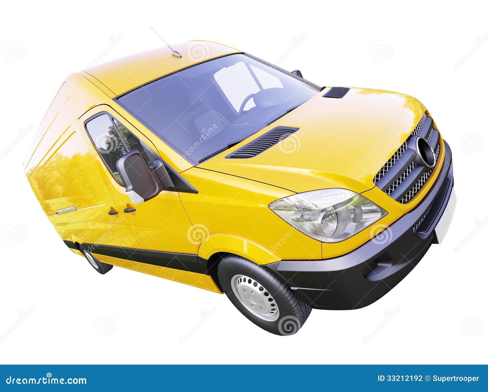 Commercial van isolated stock photo. Image of carry, move - 33212192