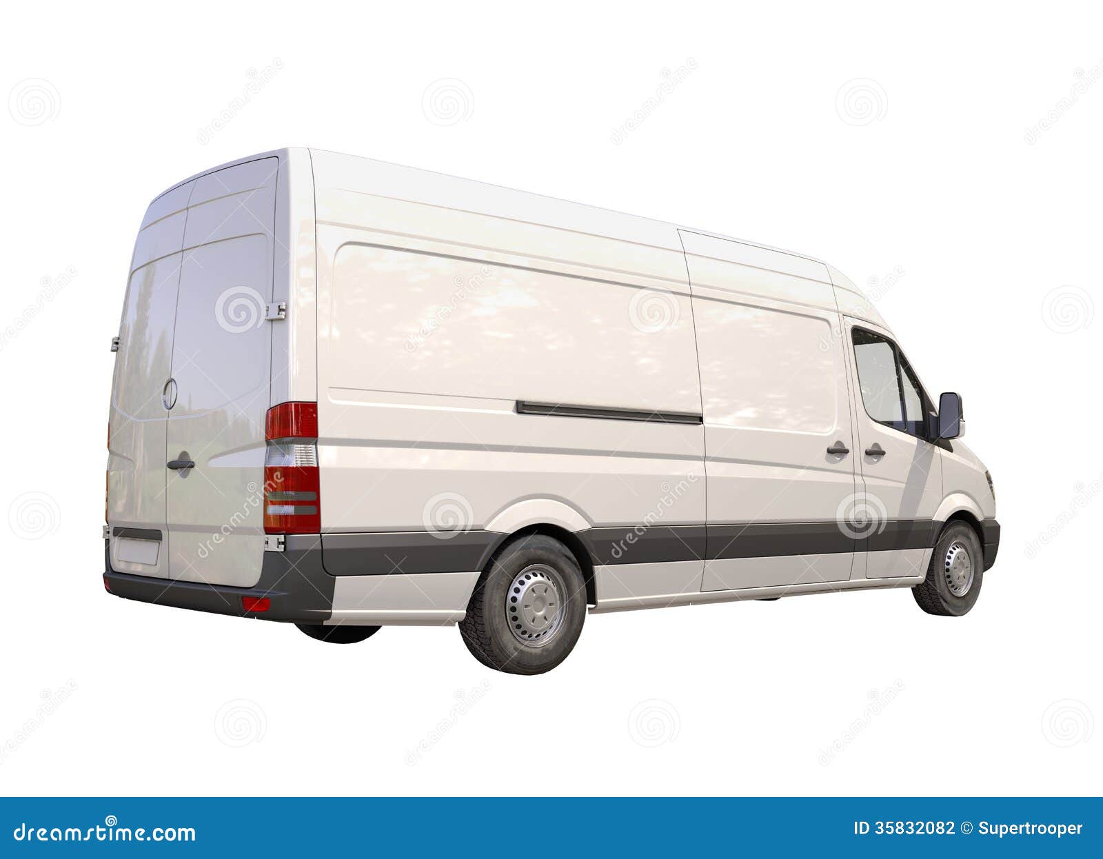 Commercial van isolated stock photo. Image of sprinter - 35832082