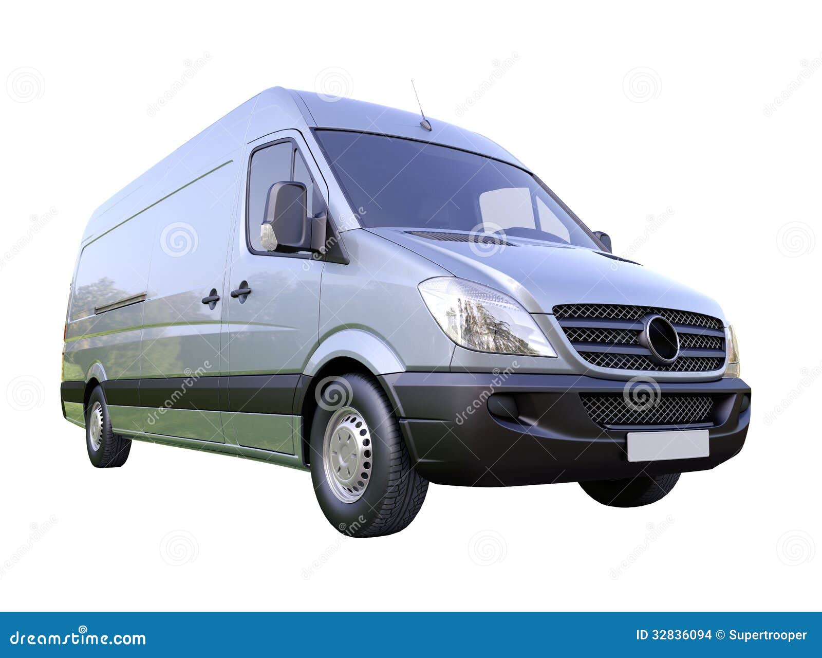 Commercial van stock photo. Image of action, carriage - 32836094