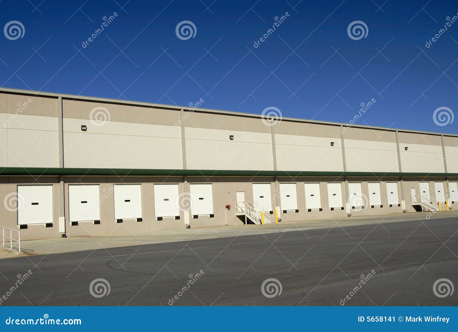 Commercial Warehouse stock image. Image of outside, large - 5658141
