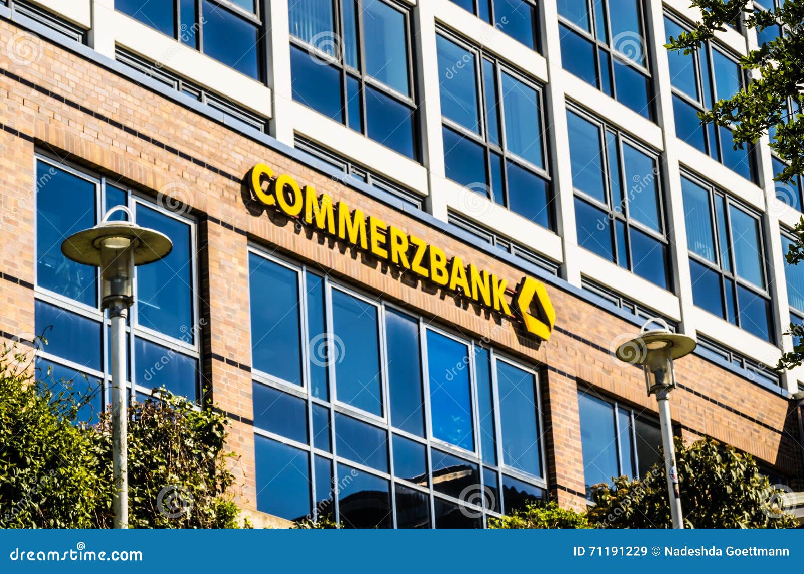 Commerzbank AG, Banca Universale Tedesca Immagine Stock Editoriale ...