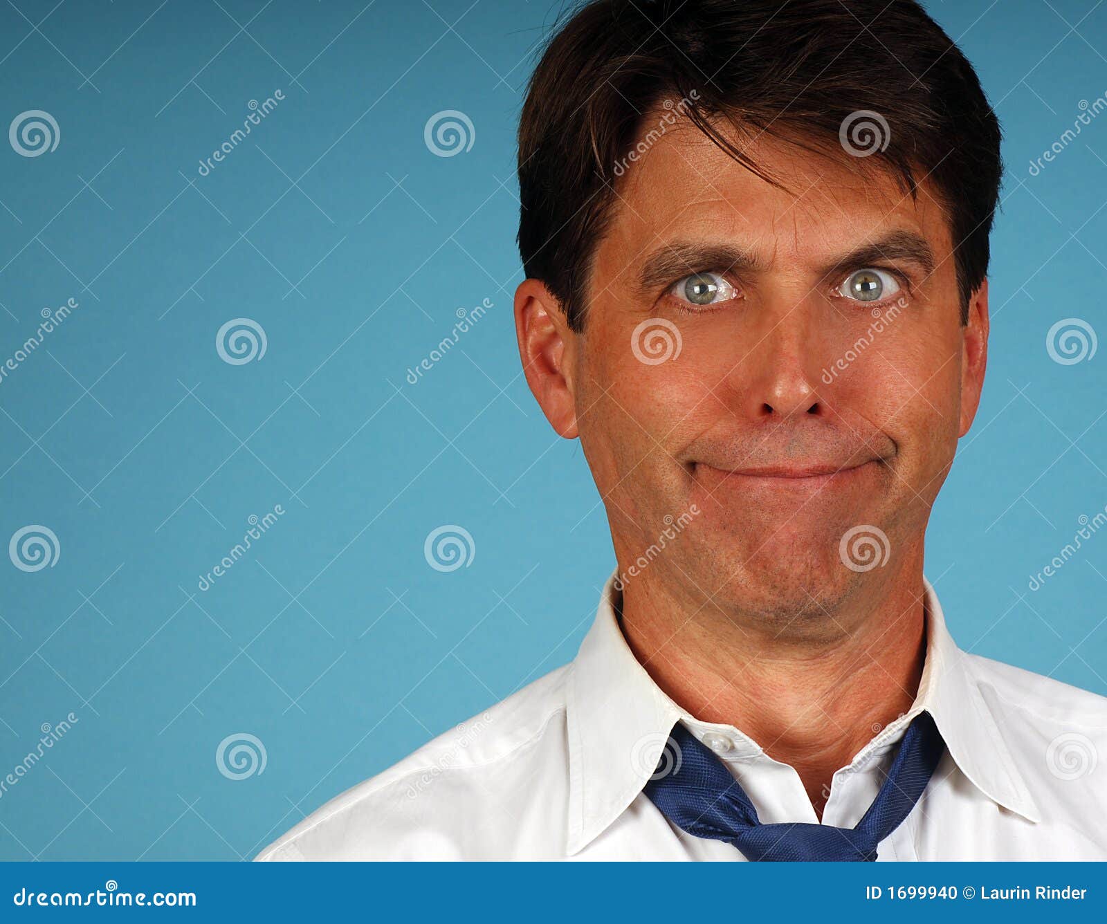 Commesso sciocco fotografia stock. Immagine di ritratto - 1699940