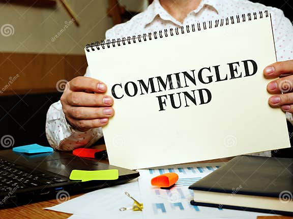 Commingled Fund Papers in the Man Hands Stock Image - Image of ...