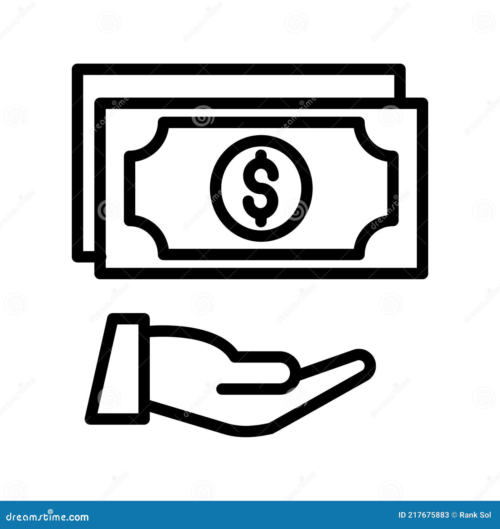 Commision Isolated Vector Icon Which Can Easily Modify or Edit Stock ...