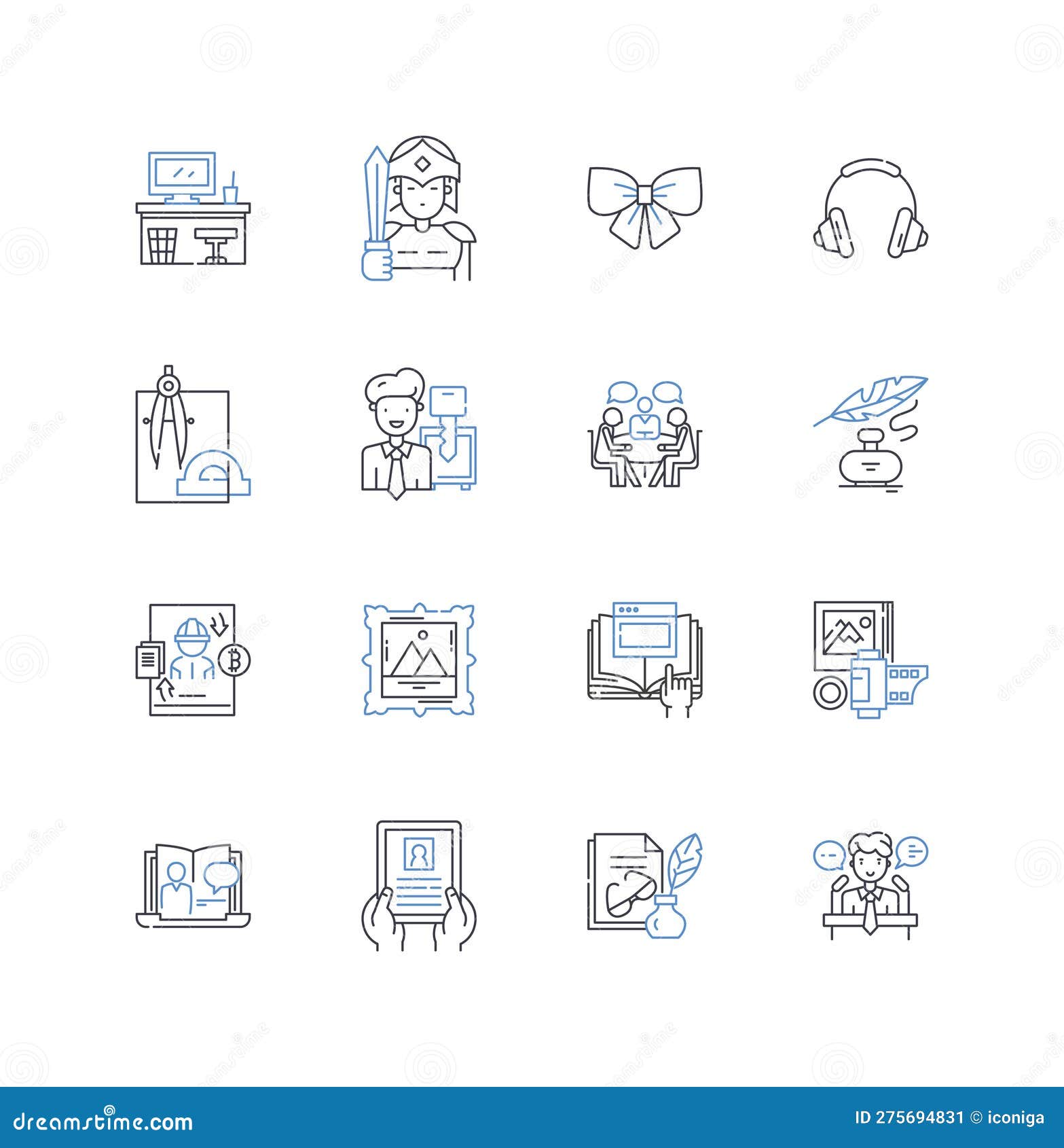Commissid Line Icons Collection. Efficiency, Transparency ...