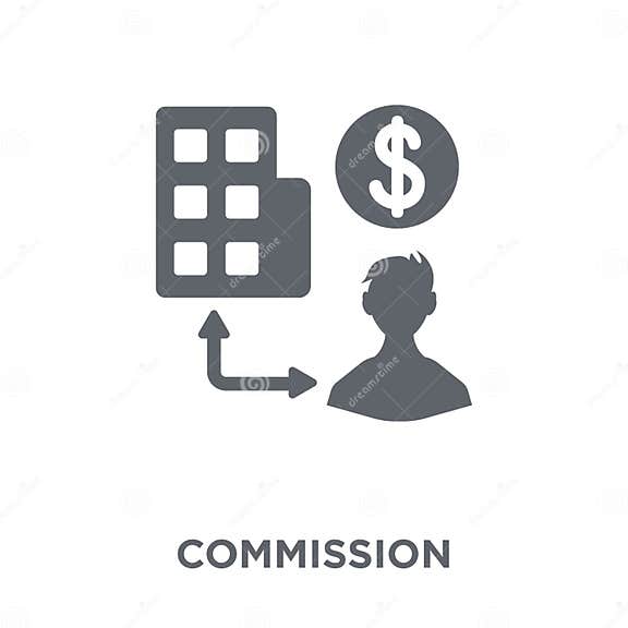 Commission Icon from Collection. Stock Vector - Illustration of ...