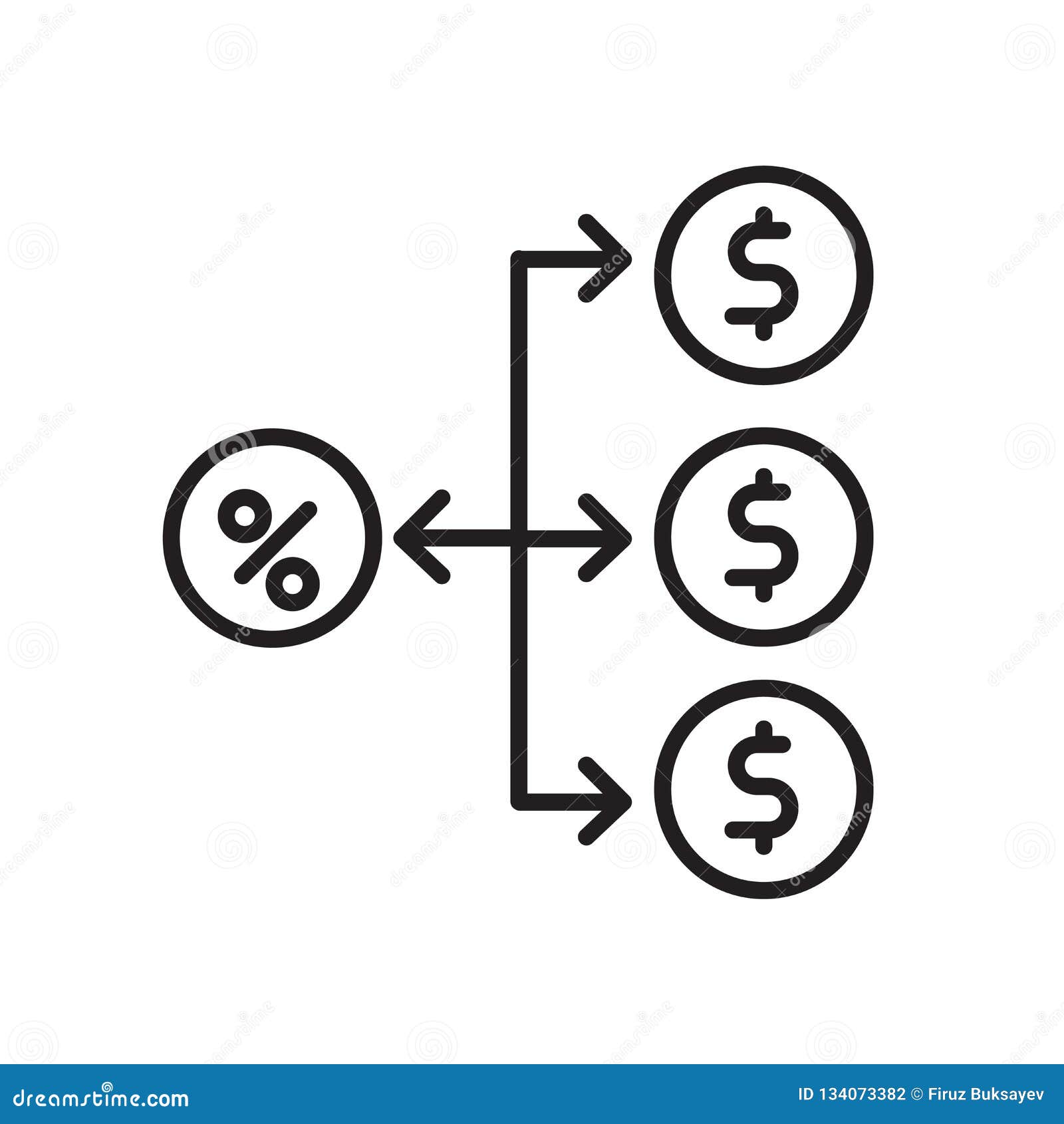 Commission Icon Vector Isolated on White Background, Commission Sign ...