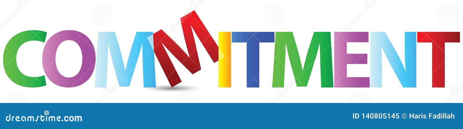 Commitment stock vector. Illustration of finance, economy - 140805145