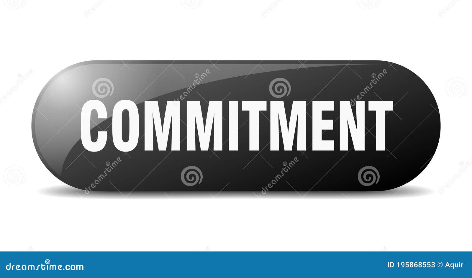 Commitment Button. Commitment Sign. Key. Push Button Stock Vector ...