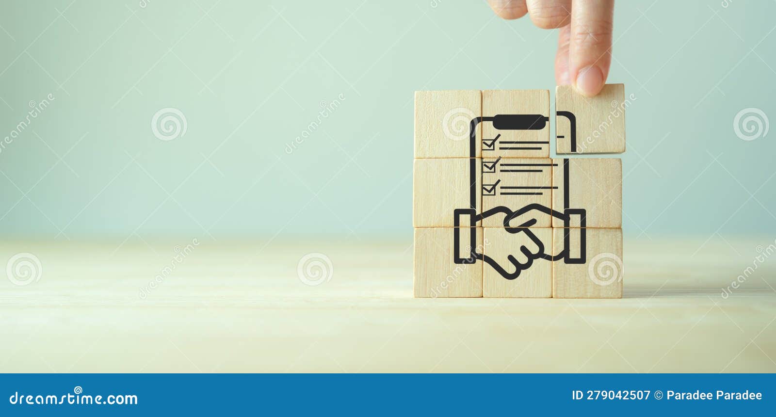 Commitment Concept. Taking Action and Moving Forward Together Stock ...